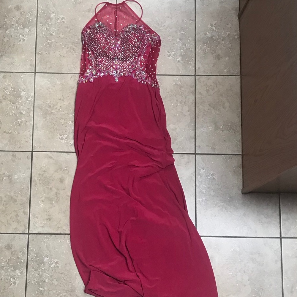 Splash Prom/Mardi Gras Dress (Landa Designs) - Gem